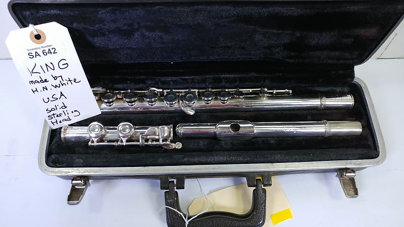 King Solid Sterling Head Flute Solid Sterling Silver Head | Reverb