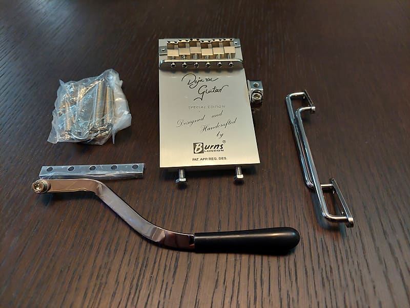 NOS Burns Rezo-tube knife edge vibrato tremolo bridge full | Reverb UK