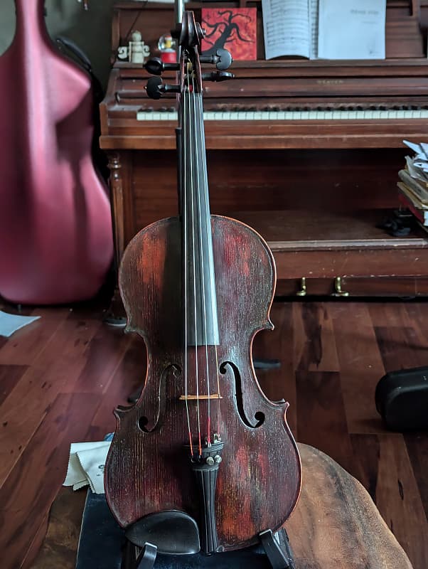 Mystery Unlabeled Old European Fiddle Circa Early 1900s | Reverb