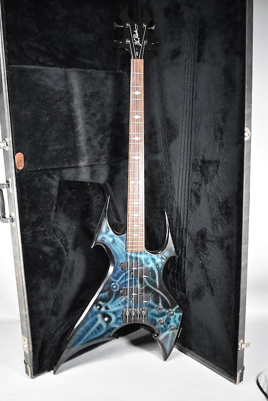 BC Rich Beast Custom Painted Bass Guitar w/OHSC | Reverb