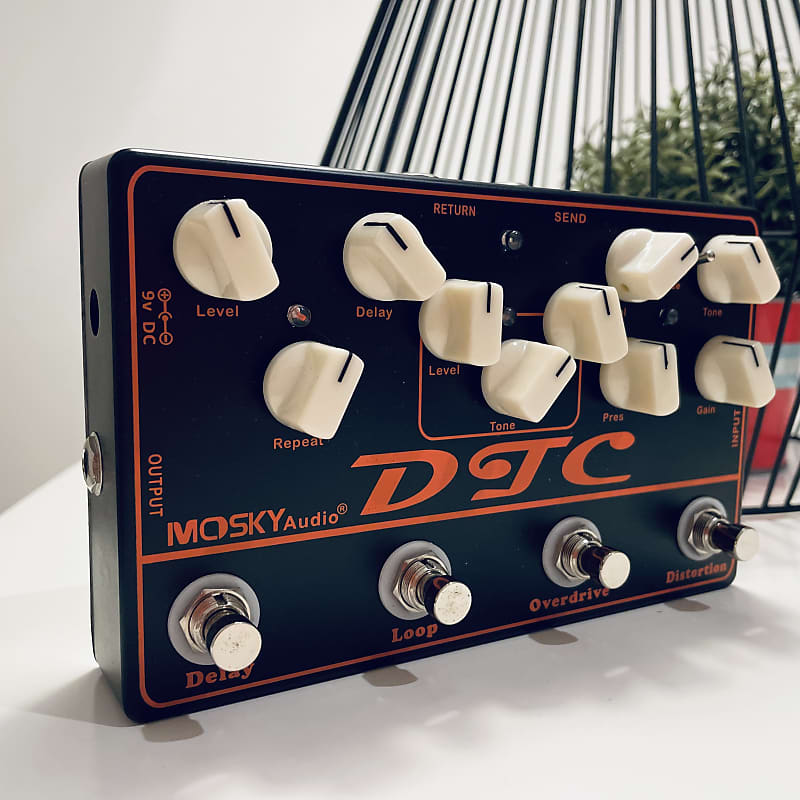 Mosky Audio DTC 4 in 1 (Delay Loop Overdrive Distortion) | Reverb