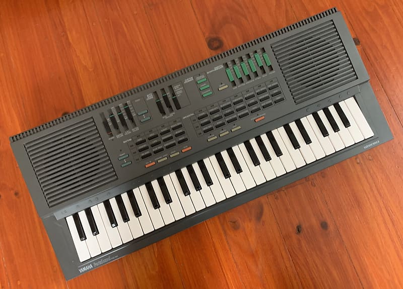 Yamaha PortaSound PSS-460 synth organ black with original | Reverb