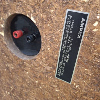 Rare Ampex 4010 Speakers, 3-way, Cherry wood, Recapped, | Reverb