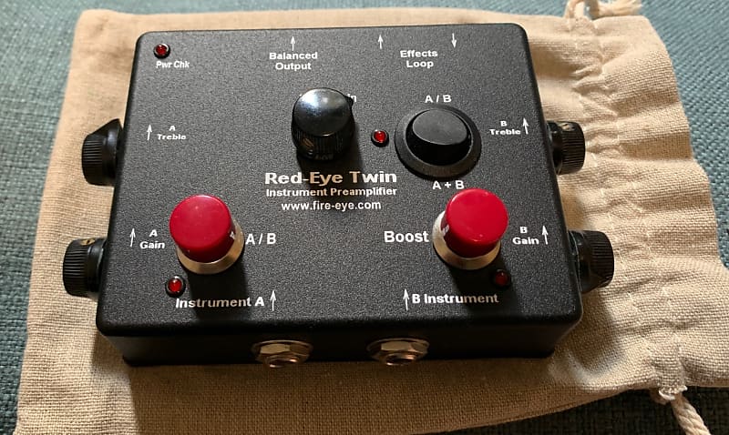 Fire-Eye Red-Eye Twin Instrument Preamp | Reverb