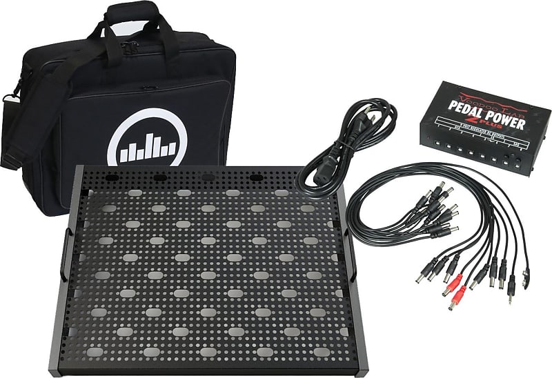 Temple Audio TRIO 21 Gunmetal Pedalboard w/ Soft Case and | Reverb