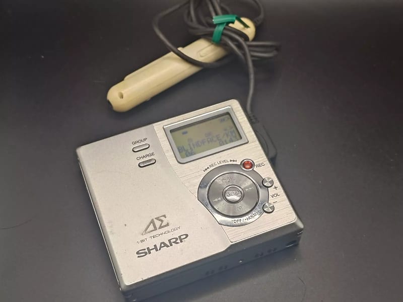 Sharp MD Player MD DR77 Main Unit Walkman Recorder mdlp | Reverb