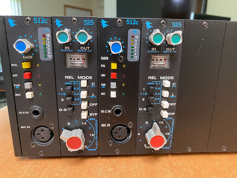 API API Lunchbox with pair of API512c and API525 Excellent | Reverb