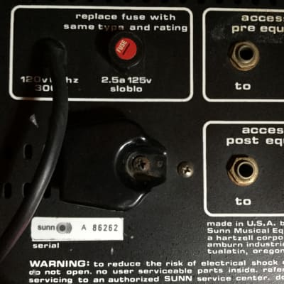 Sunn Alpha Six - PA Mixer Amp | Reverb