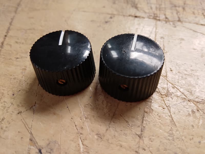 "Cupcake" Volume/Tone Knobs for Guitar 2024, 2 (Two) - Black | Reverb