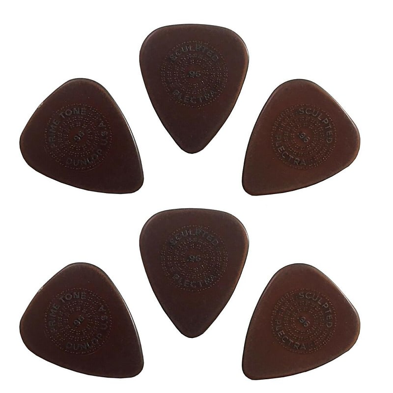 Dunlop Guitar Picks 6 Pack Primetone Standard Hand Sculpted | Reverb