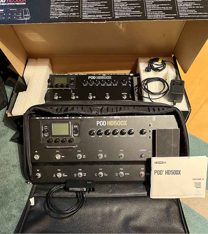 2 Line 6 POD HD500X Multi-Effect and Amp Modelers 2010s - | Reverb