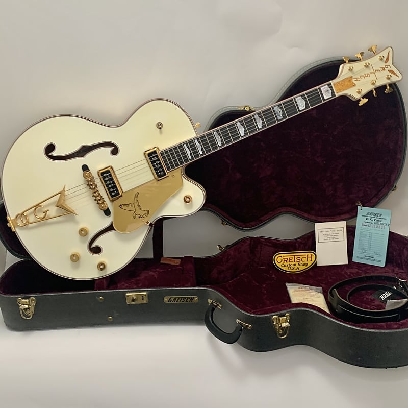 Gretsch Custom Shop "Stephen Stern" Masterbuilt White Falcon | Reverb