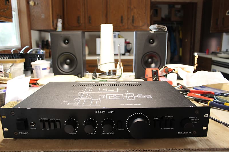 Restored Adcom GFP-1 Pre-Amplifer | Reverb