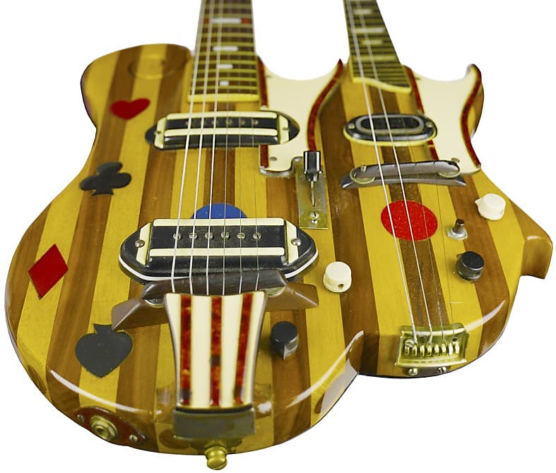 Wesley Elmore Whatchamacallit Double Neck 1954 - Mahogany & | Reverb