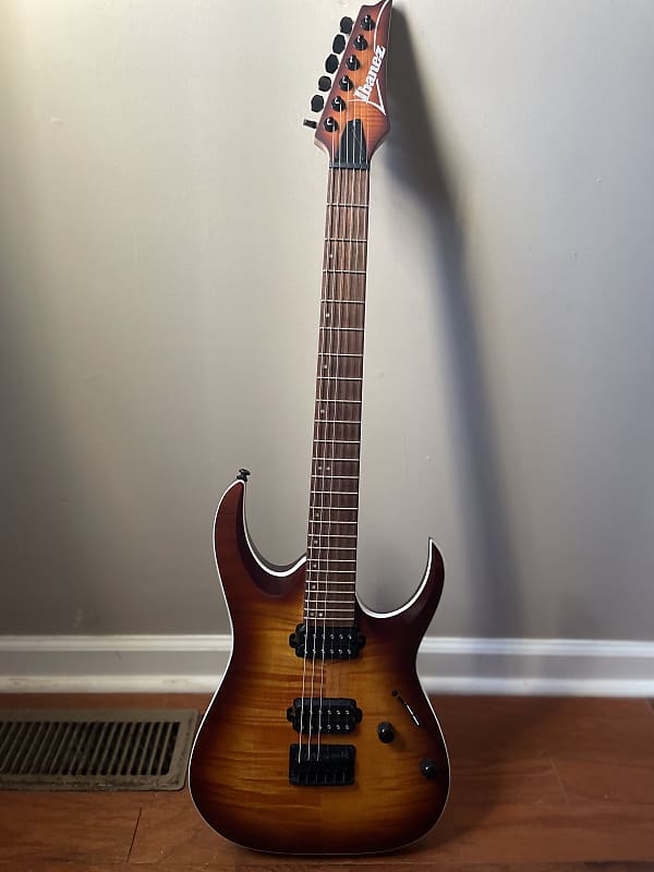Ibanez Rga42fm 2020’s - Dragon Eye Burst Flat | Reverb