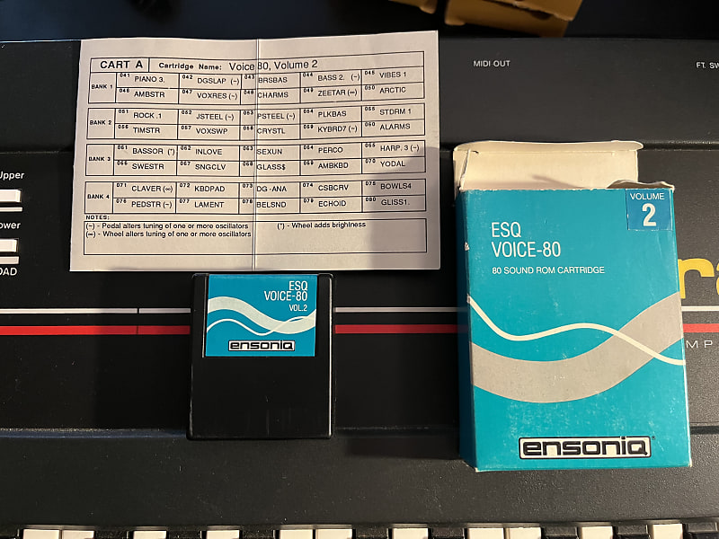 Ensoniq ESQ-Voice 80 Vol. 2 (ESQ-1/SQ-80/ESQ-M sound | Reverb
