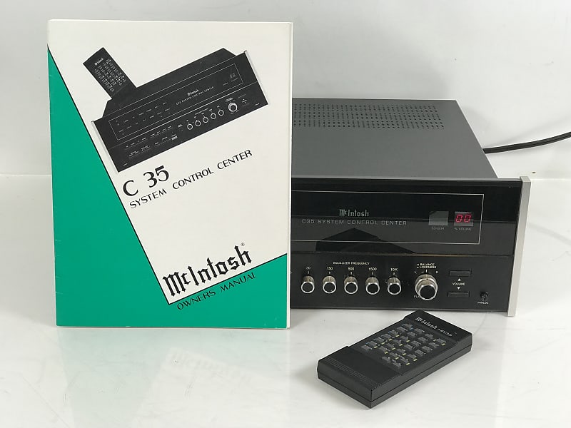 McIntosh C35 System Control Center Preamplifier - | Reverb Australia