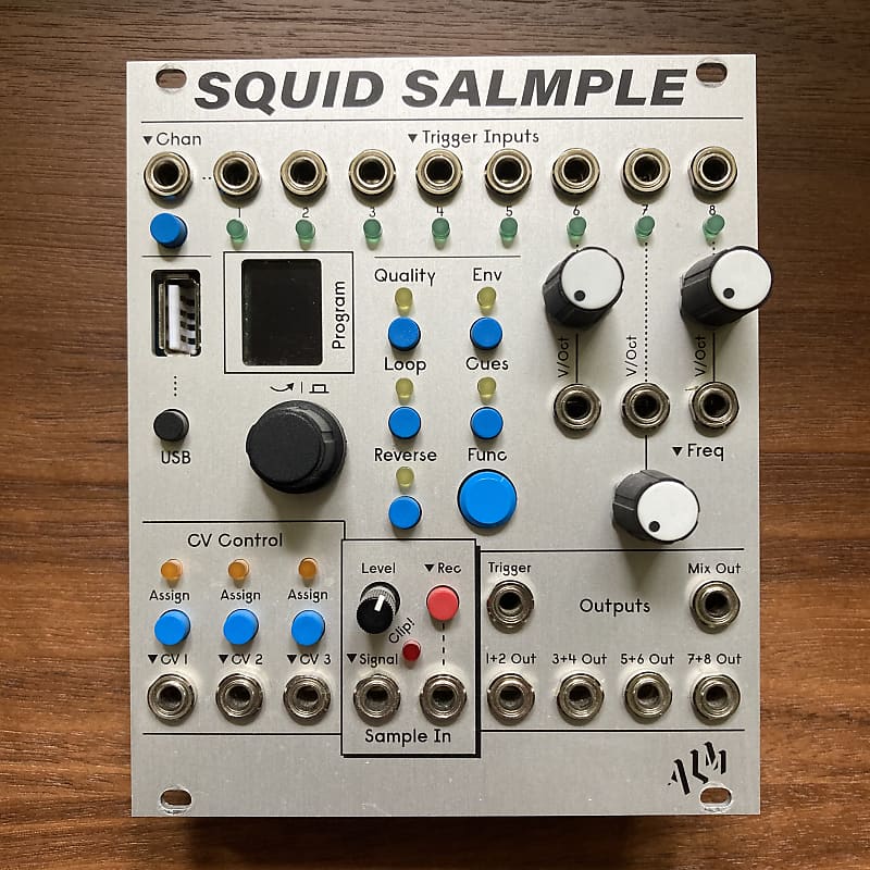 ALM Squid Salmple 8-Channel 4-Output Sampler Eurorack | Reverb UK