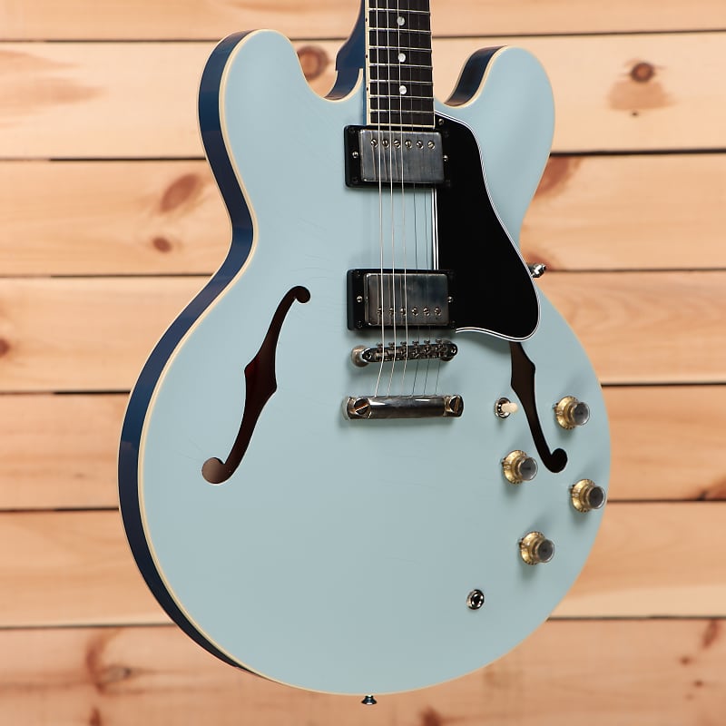 Gibson PSL 1961 ES-335 Ultra Light Aged - Frost Blue/Pelham | Reverb