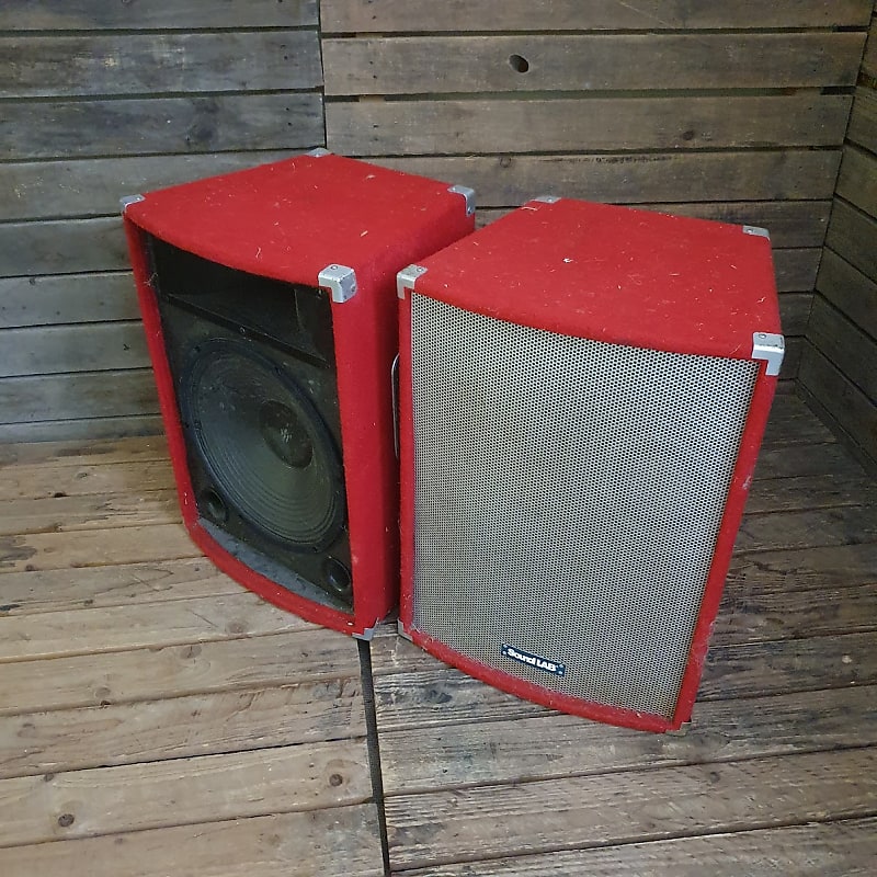 Sound Lab PA Speakers One Works One Broken P115CCR USED! | Reverb