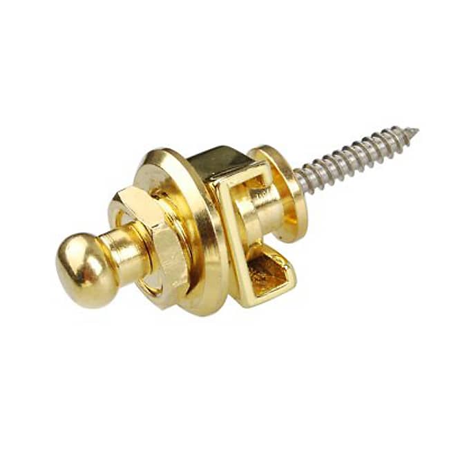 Schaller Style Strap Locks in Gold | Reverb
