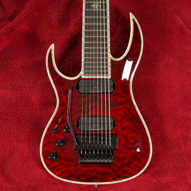 B.C. Rich Shredzilla 8 Prophecy Exotic Archtop with Floyd | Reverb