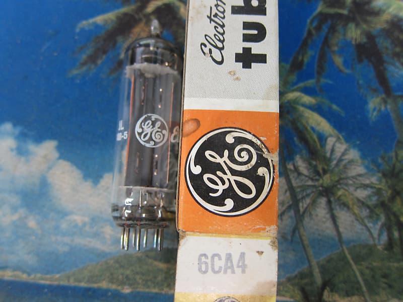 NOS Vintage GE 6CA4/EZ81 Rectifier Tube,USA, Ex Performance, | Reverb