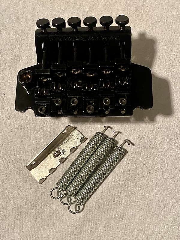 Floyd Rose Licensed String Thru Tremolo Bridge 2000s - Black | Reverb