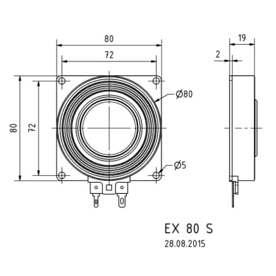 Visaton EX 80 S dynamic exciter, 50W, 8 ohms | Reverb Deutschland