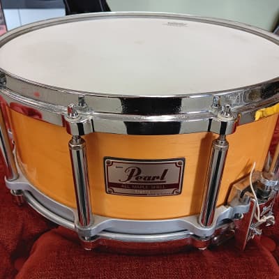 Pearl All Maple Shell Free Floating 14x6.5 Snare Drum - | Reverb