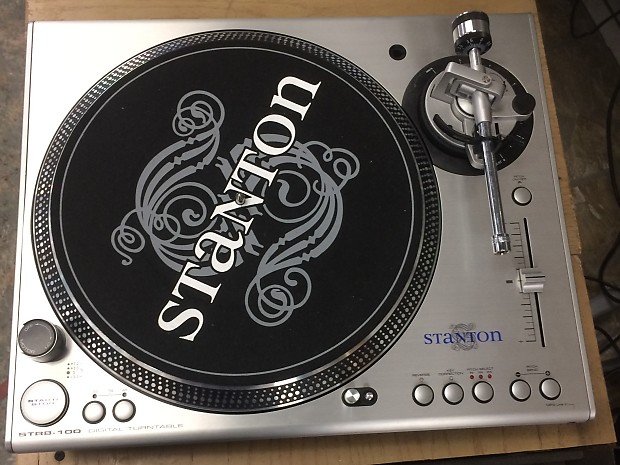 Stanton STR8-100 DIRECT DRIVE TURNTABLE Gray | Reverb