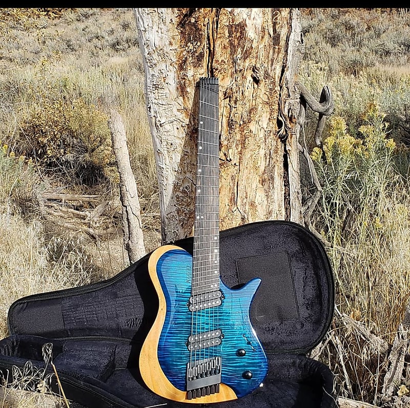 7 String Kiesel Zeus 2019 - Aquaburst | Reverb