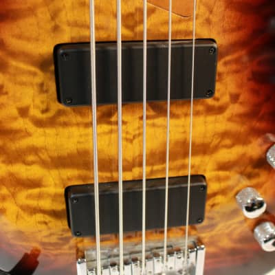 Samick FN55 Fairlane 5 String Electric Bass in Sunburst | Reverb