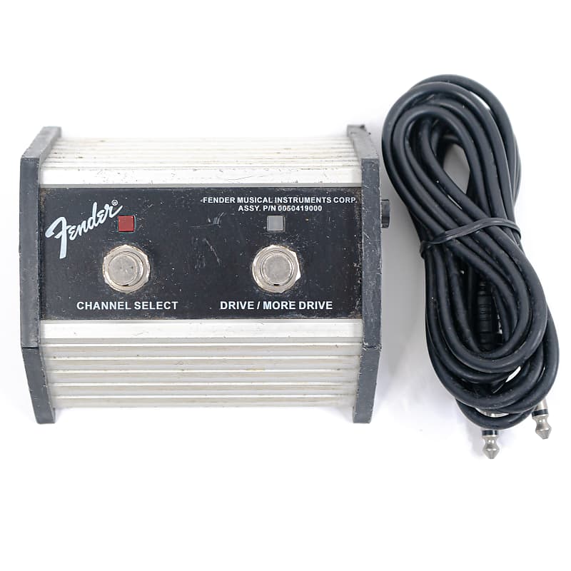 Fender 2 Button Channel/Drive Footswitch w/ TRS Cable - Toe | Reverb
