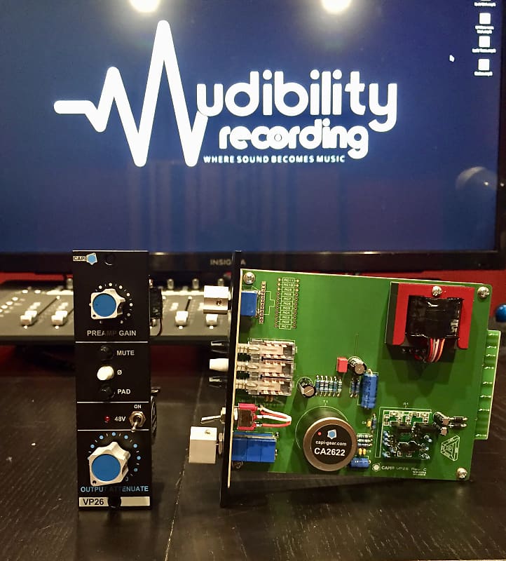 Ready to Ship CAPI VP26 500 Series Mic Preamp w/ Red Dot Op | Reverb