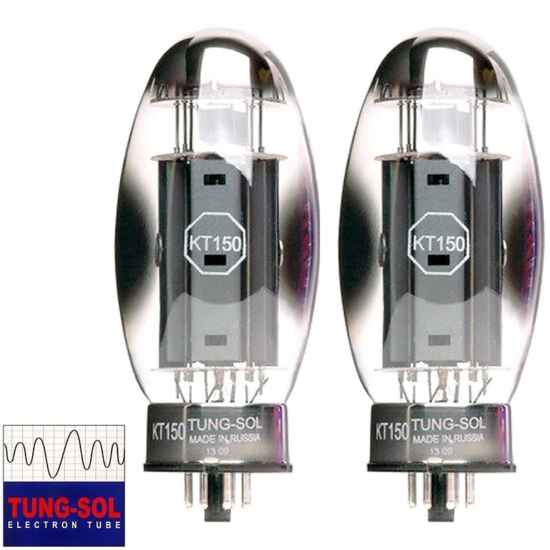 New Matched Pair (2) Tung-Sol KT150 Vacuum Tubes | Reverb