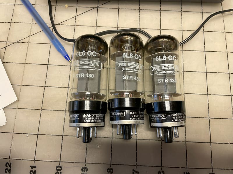 Trio of Mesa 6L6 tubes | Reverb
