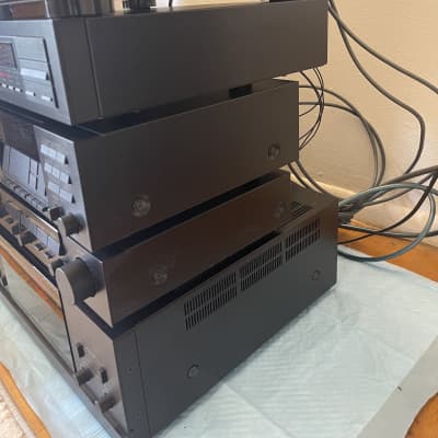 Yamaha M45 Amplifier, C45 Pre Amplifier, K-720 Casette Deck, | Reverb