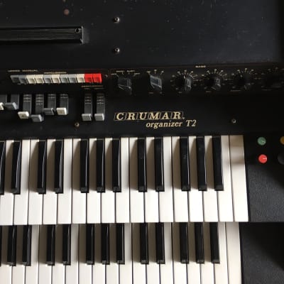 Crumar Organizer T2 Black Vintage Italian Transistor Organ | Reverb