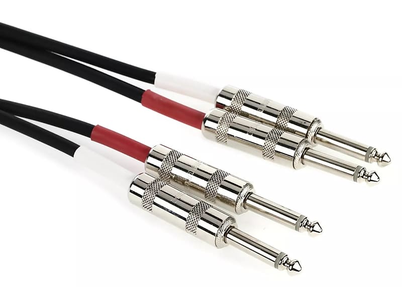 Brand New Excellines Dual Instrument Patch Cable - 3' | Reverb