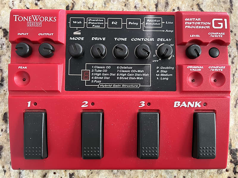 Korg ToneWorks G1 Guitar Distortion Processor | Reverb