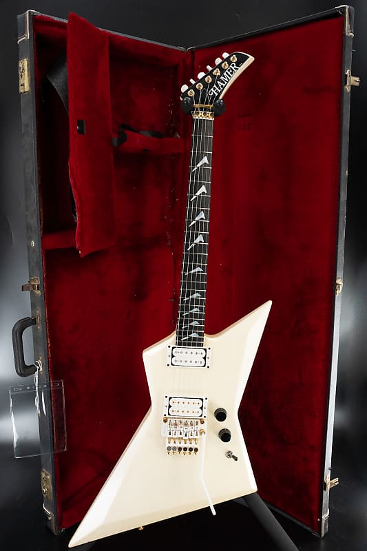 Used 1985 Hamer Scepter - Pearl White - Ser. 513545 | Reverb