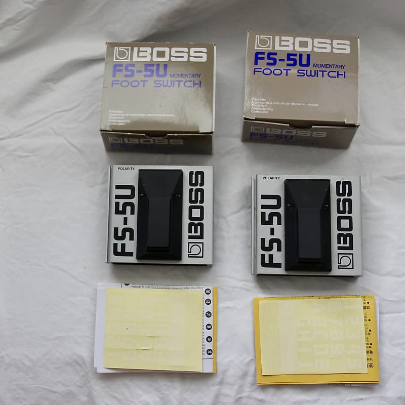 Boss FS-5U Non-latching Foot switches - TWO | Reverb