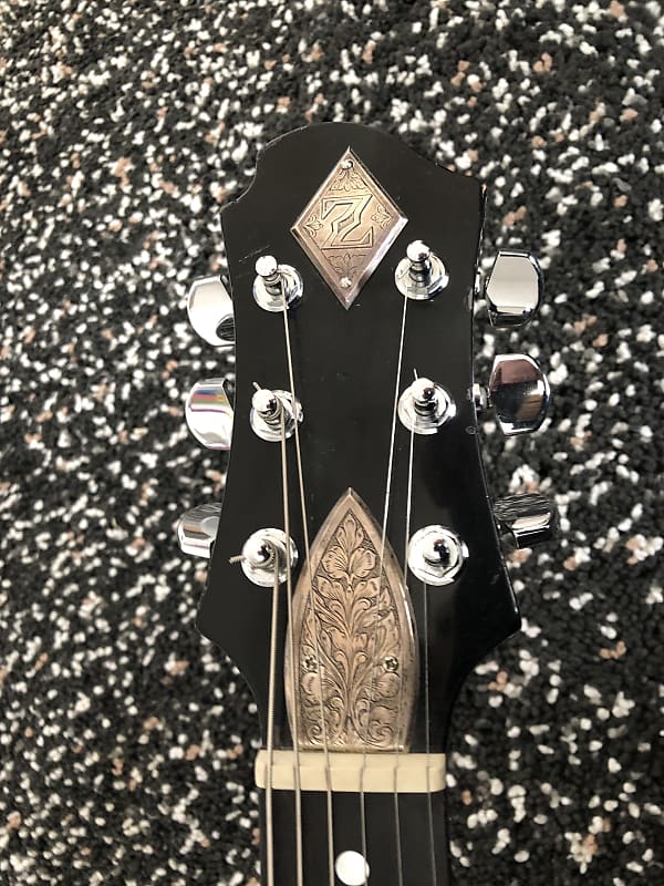 Zemaitis Disc Front Black Ronnie Wood | Reverb Canada