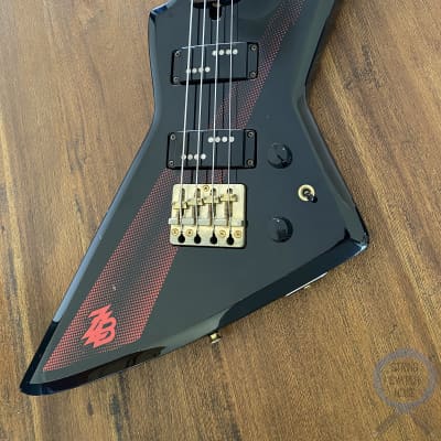 Aria Pro II, Explorer Bass, ZZB Deluxe, Black Thunderbolt, | Reverb