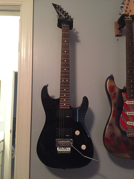 Jackson js30 2007 Floyd Rose Black Reverse Headstock | Reverb