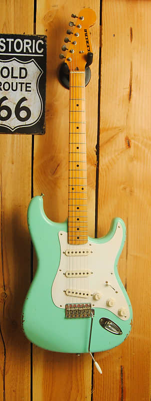 Elfring S-type 2019 Surf Green aged | Reverb