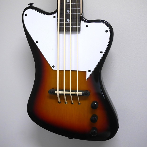 Savannah Mini Fretless Electric Bass Guitar 2017 Sunburst | Reverb