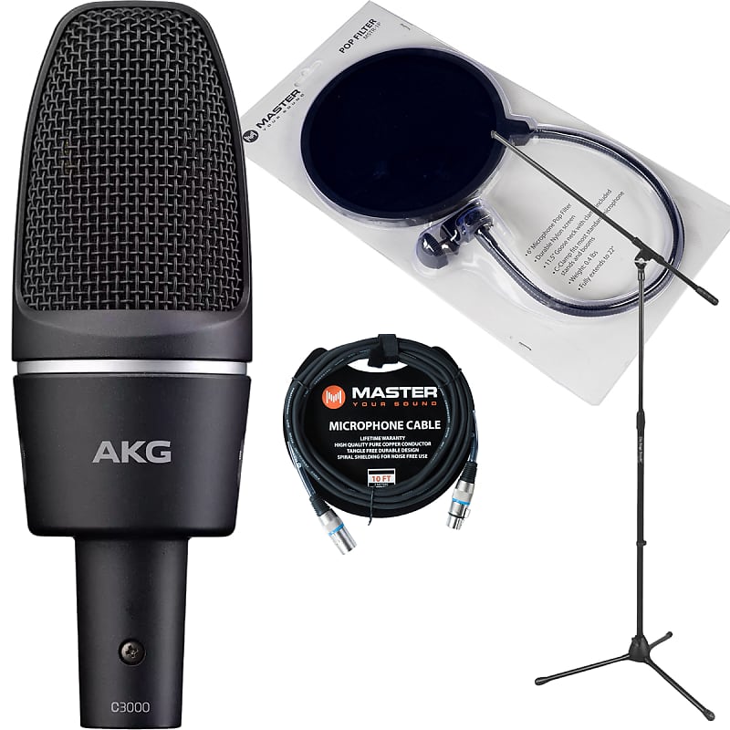 AKG C3000 Large-Diaphragm Cardioid Condenser Microphone w/ | Reverb
