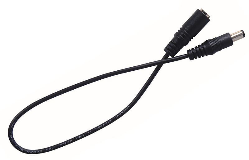 Diago Black Adaptor 30cm Extension Lead | Reverb